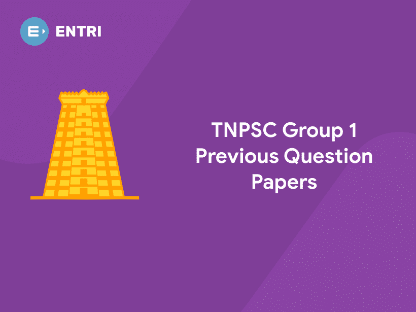 TNPSC Group 1 Examination Previous Year Question Paper