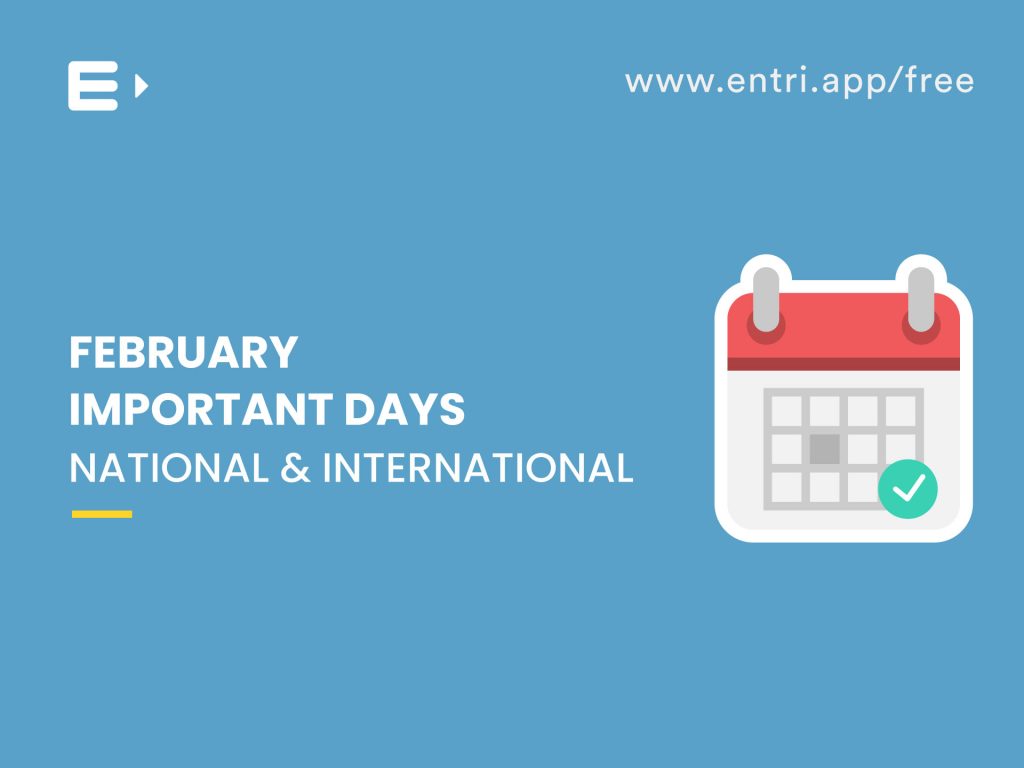 List of important days in February-National & International