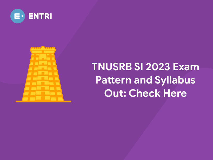 TNUSRB SI Recruitment 2019 - Syllabus
