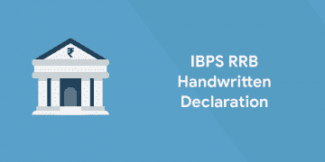 Handwritten Declaration for IBPS RRB 2020 - Check Details - Entri