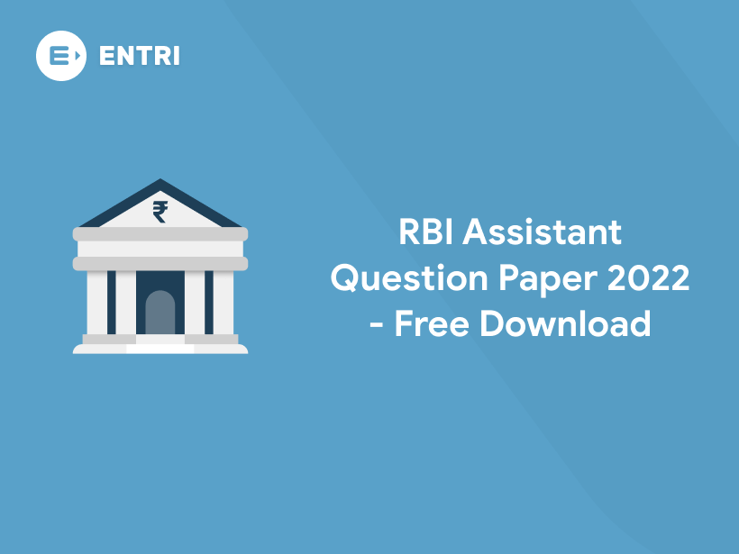 RBI Assistant Previous Question Paper 2020 - Entri Blog