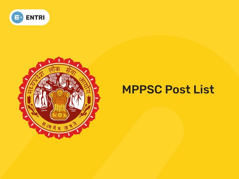 MPPSC Post List 2021 - Post List and Salary in Detail - Entri Blog