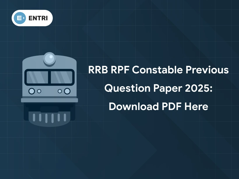 RRB RPF Constable Previous Question Paper 2025
