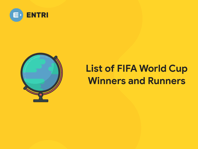 List of FIFA World Cup Winners and Runners Up - Entri