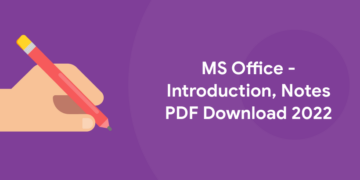 MS Office - Introduction, Notes PDF Download - Entri Blog