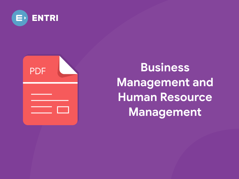 Business Management and Human Resource Management - Entri Blog