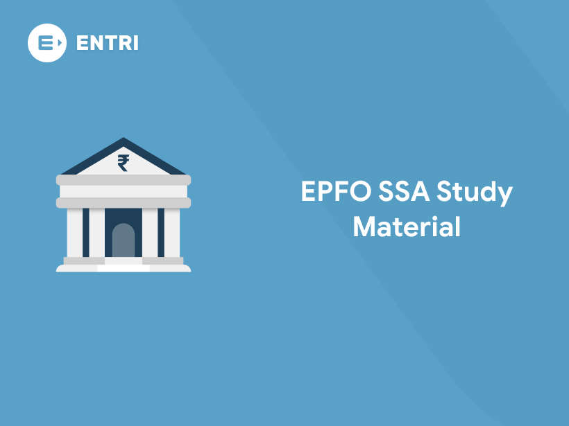EPFO SSA Study Material - Entri Blog