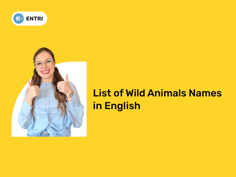 Wild Animals Name List With Picture