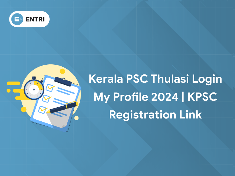 Kerala PSC Thulasi Login My Profile | KPSC Registration