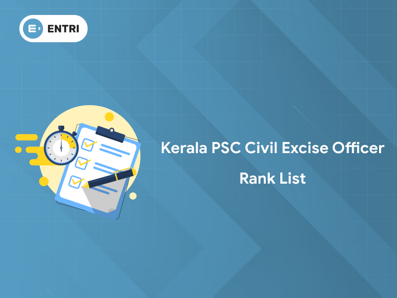Kerala PSC Civil Excise Officer Rank List 2025 - Get PDF, Link