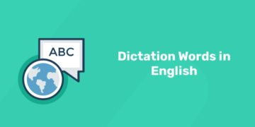 Dictation Words in English - Entri Blog