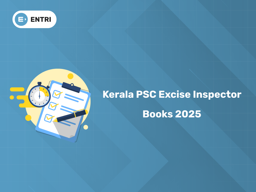 Kerala PSC Excise Inspector Books 2025 - Subject Wise Materials