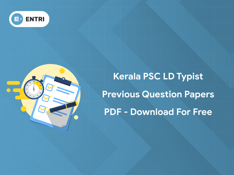 KPSC LD Typist Previous Question Papers - Download Free PDF