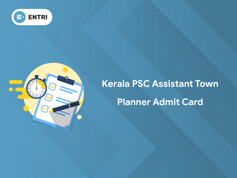 Kerala PSC Assistant Town Planner Admit Card 2025: PDF, Link