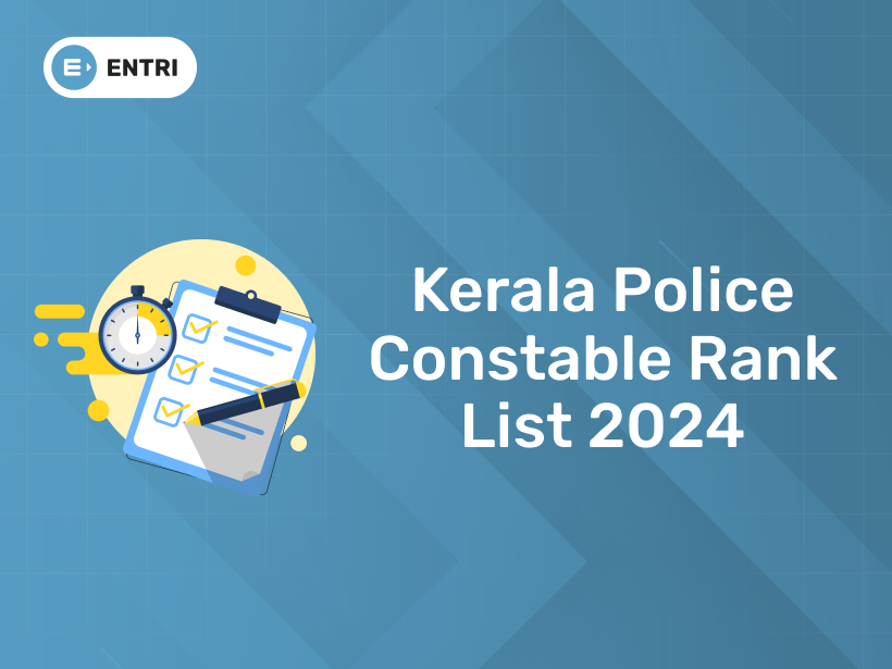 Kerala Police Constable Rank List 2024 Released: Direct Link