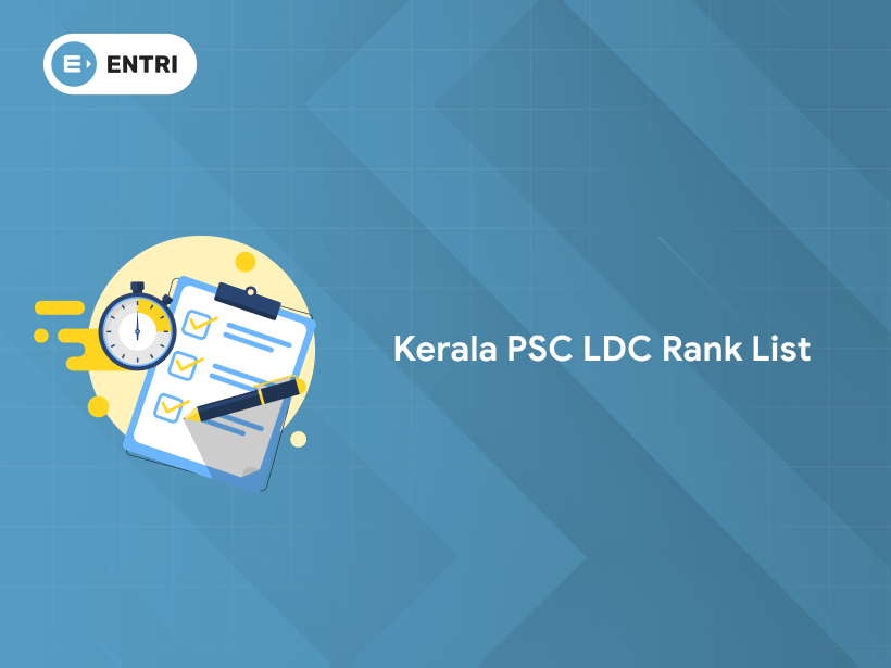 Kerala PSC LDC Rank List 2025 - Download Result PDF, Link
