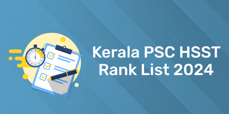 Kerala PSC HSST Rank List 2024 Out: Downloaad PDF, Link