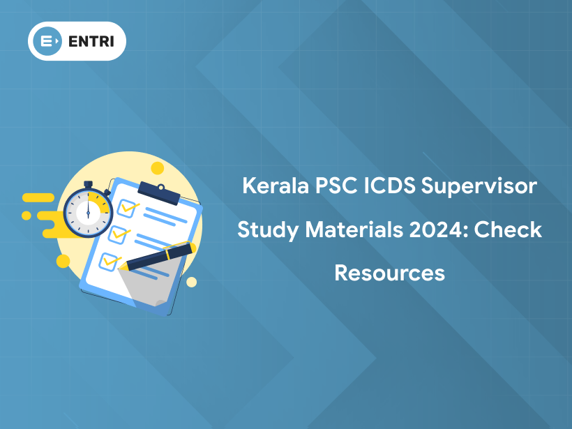 Kerala PSC ICDS Supervisor Study Materials 2024: Free Resources