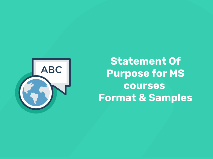 Statement Of Purpose for MS courses – Format & Samples - Entri Blog