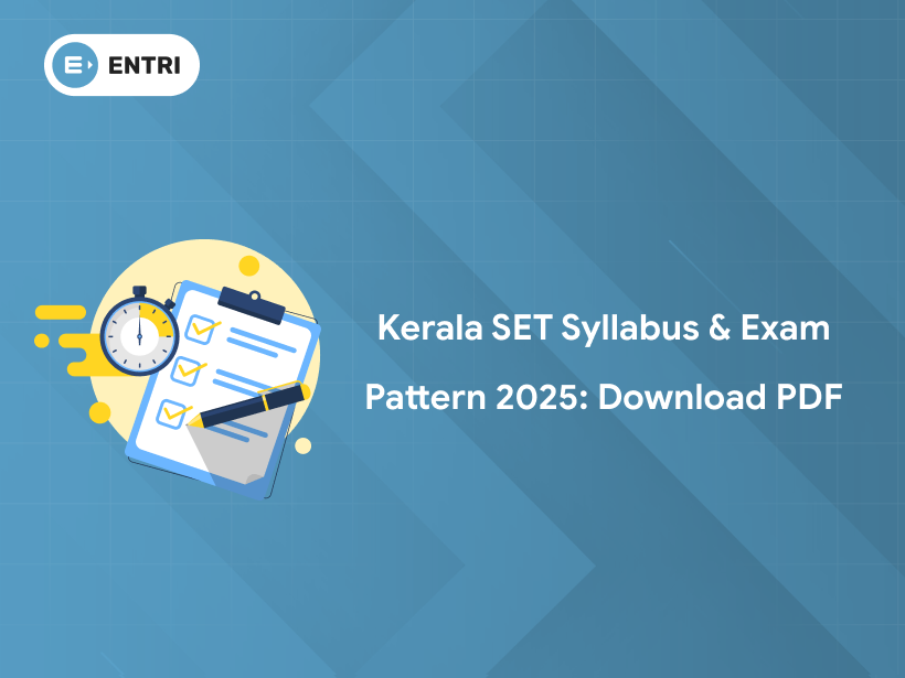Kerala SET Syllabus 2026 & Exam Pattern – Get Paper 1 & 2 PDF