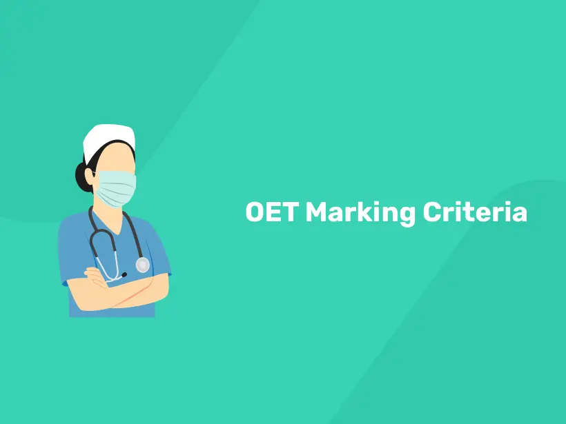 OET Marking Criteria - Entri Blog