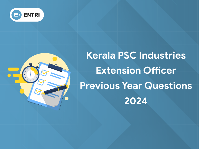 Kerala PSC Industries Extension Officer Previous Year Questions 2024