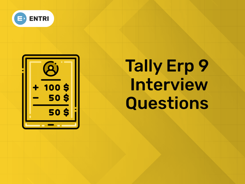 Tally Erp 9 Interview Questions