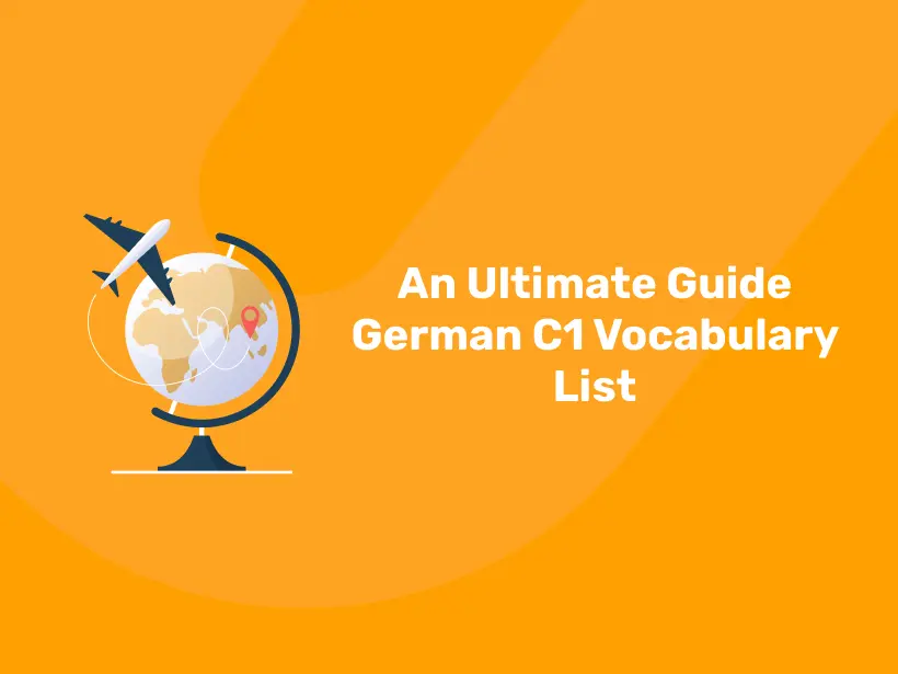 German C1 Vocabulary ( Experts Guide )