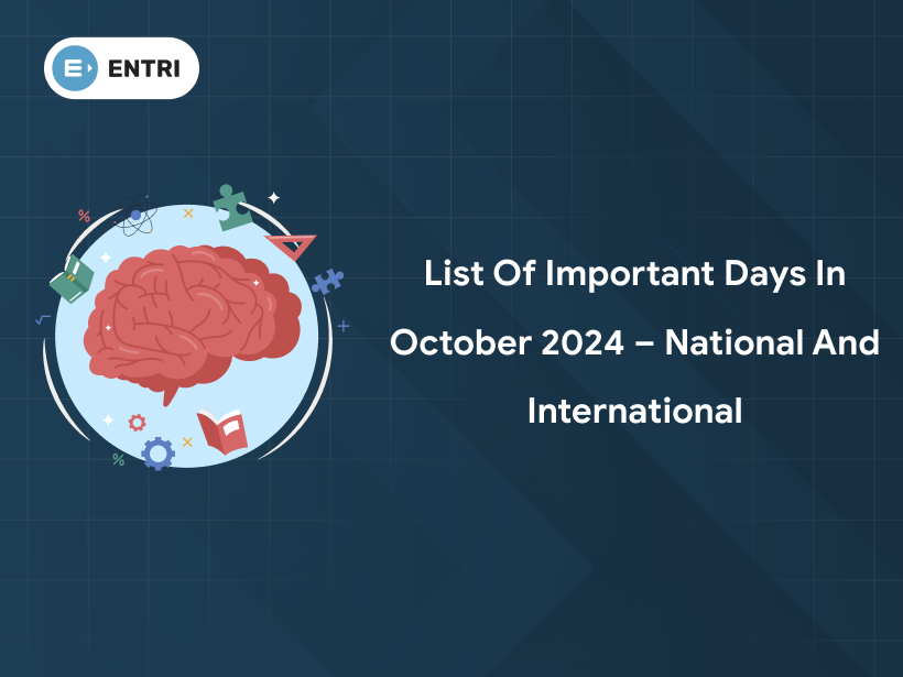 Important Days in October 2024 - National and International