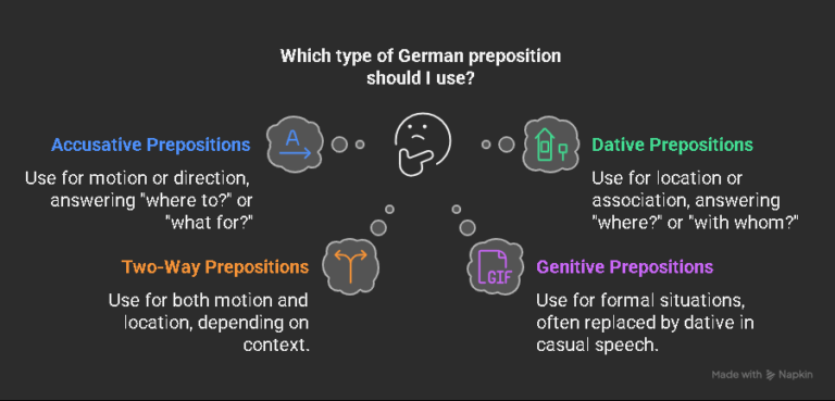 German Prepositions : A Complete Guide