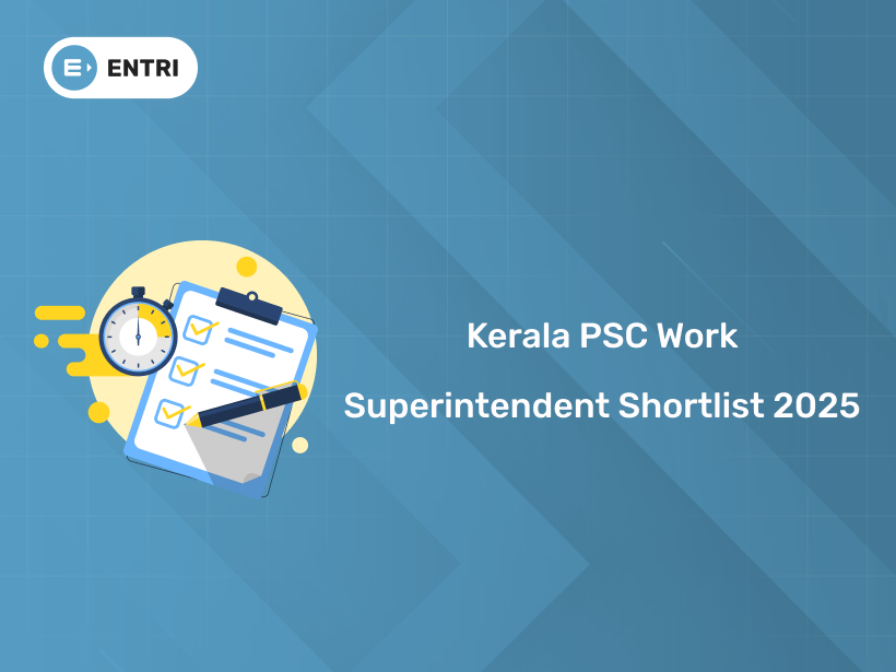 Kerala PSC Work Superintendent Shortlist 2025: Download PDF