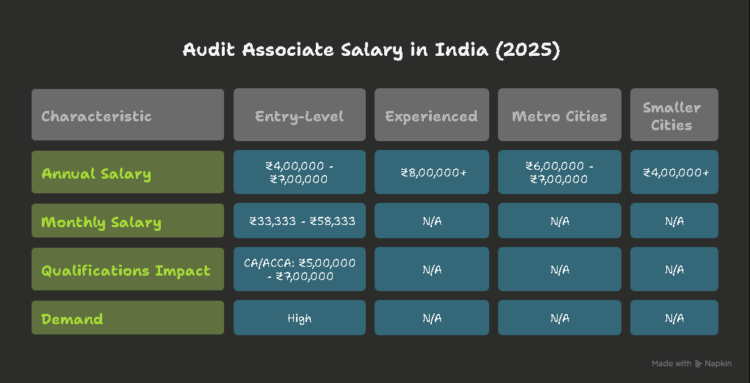 Audit Associate Salary - Entri Blog