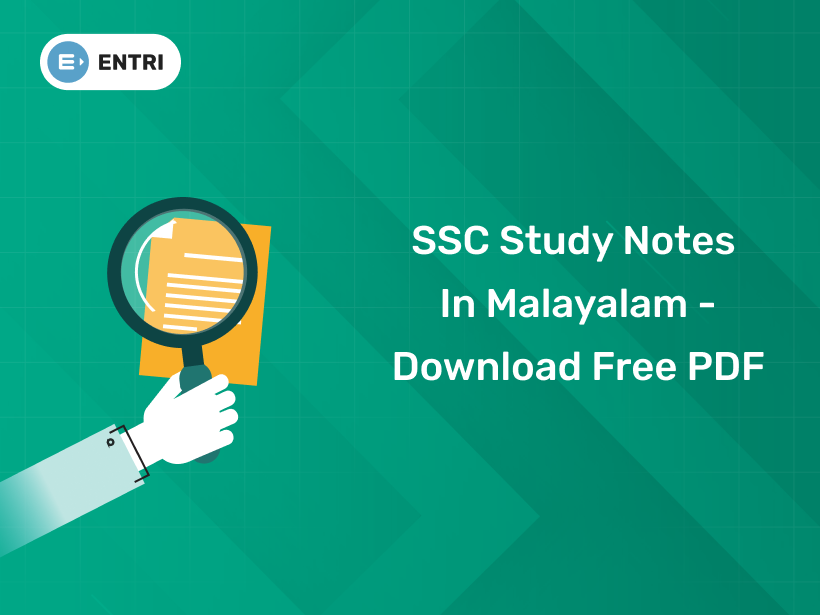 SSC-RRB Study Notes in Malayalam - Free PDF Download - Entri Blog