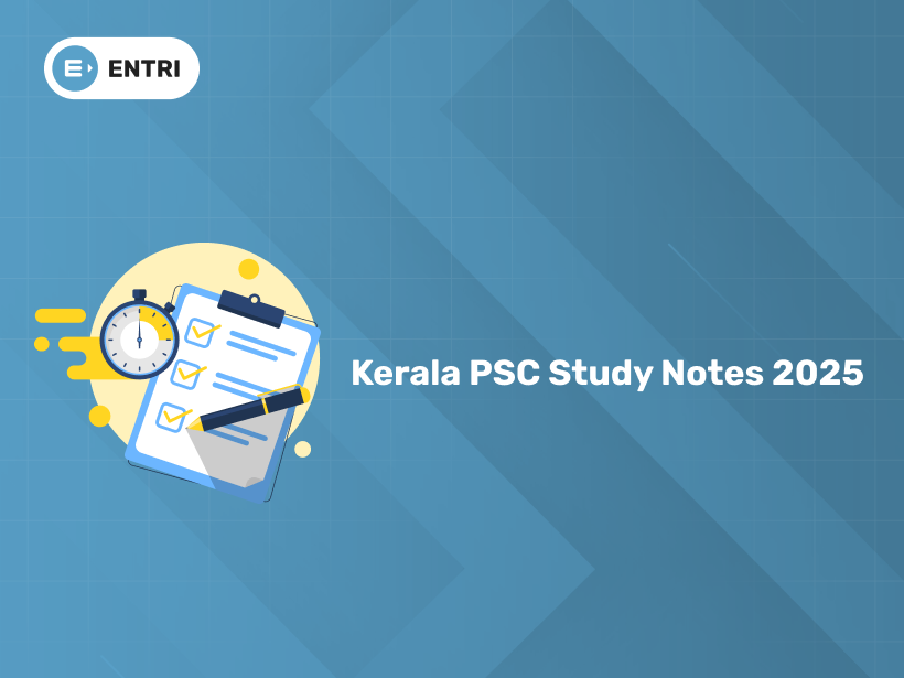 Kerala PSC Study Notes 2025: 10th, 12th & Degree Level PDFs