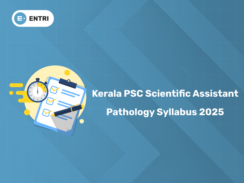 Kerala PSC Scientific Assistant Pathology Syllabus 2025 & Pattern