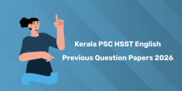 Kerala PSC HSST English 2026 Previous Question Papers PDF