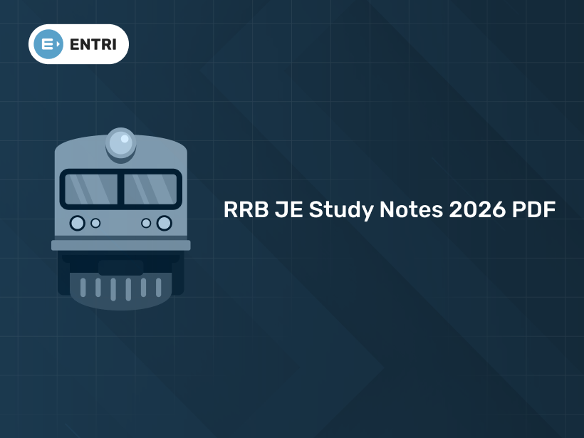 RRB JE Study Notes 2026 PDF – Download CBT 1 & CBT 2 Notes