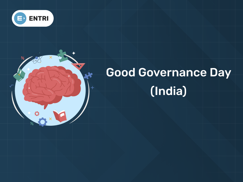 Good Governance Day (India) 2025 - History, Quiz, Theme - Entri Blog