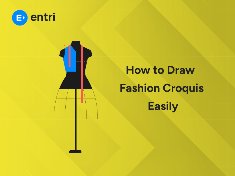 How to Draw Fashion Croquis Easily - Entri Blog